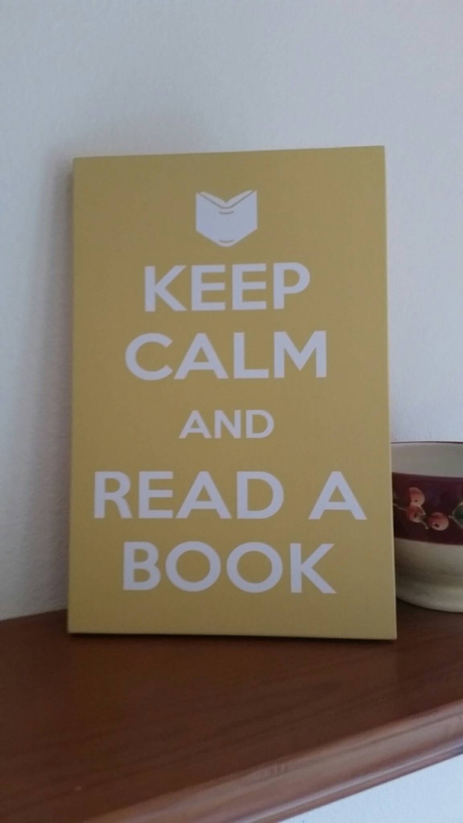 Keep Calm and Read a Book Sign Reading Sign Book Lover Sign | Etsy
