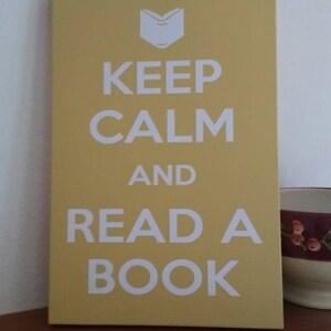 Keep Calm and Read a Book Sign Reading Sign Book Lover Sign - Etsy