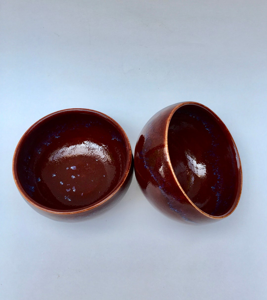Maroon Snack Bowls, Serving Bowls, Ceramic Bowls, Side Dish Bowls, Ice ...