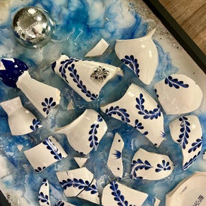 Epoxy Resin Broken Casa Azul Art Work - Etsy