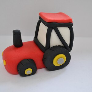 Handmade Edible Tractor, Farm Animals, Cake Topper, Birthday, - Etsy UK