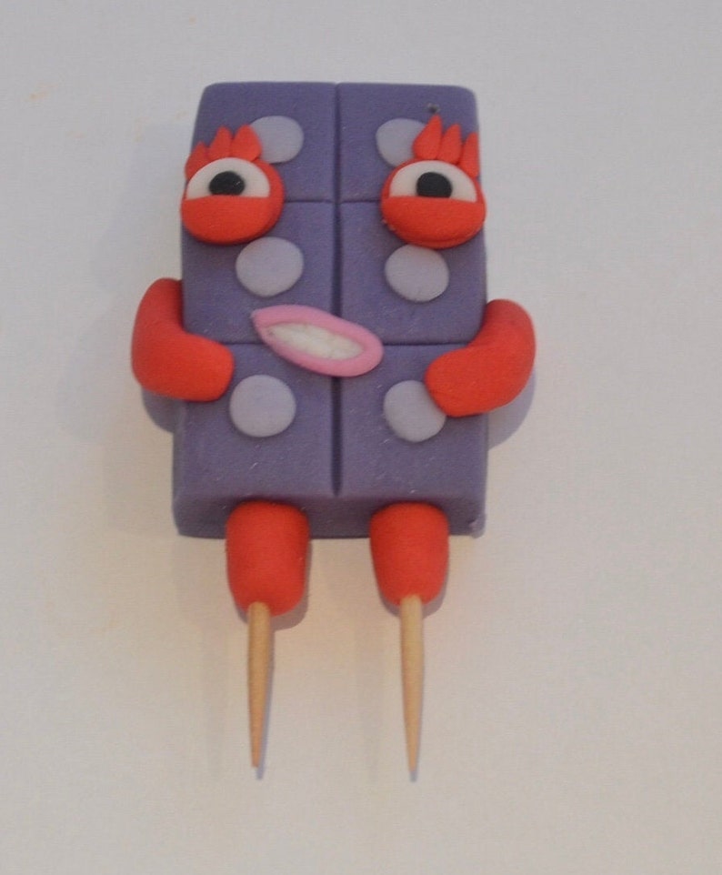 Handmade Edible number blocks numberblocks cake topper | Etsy