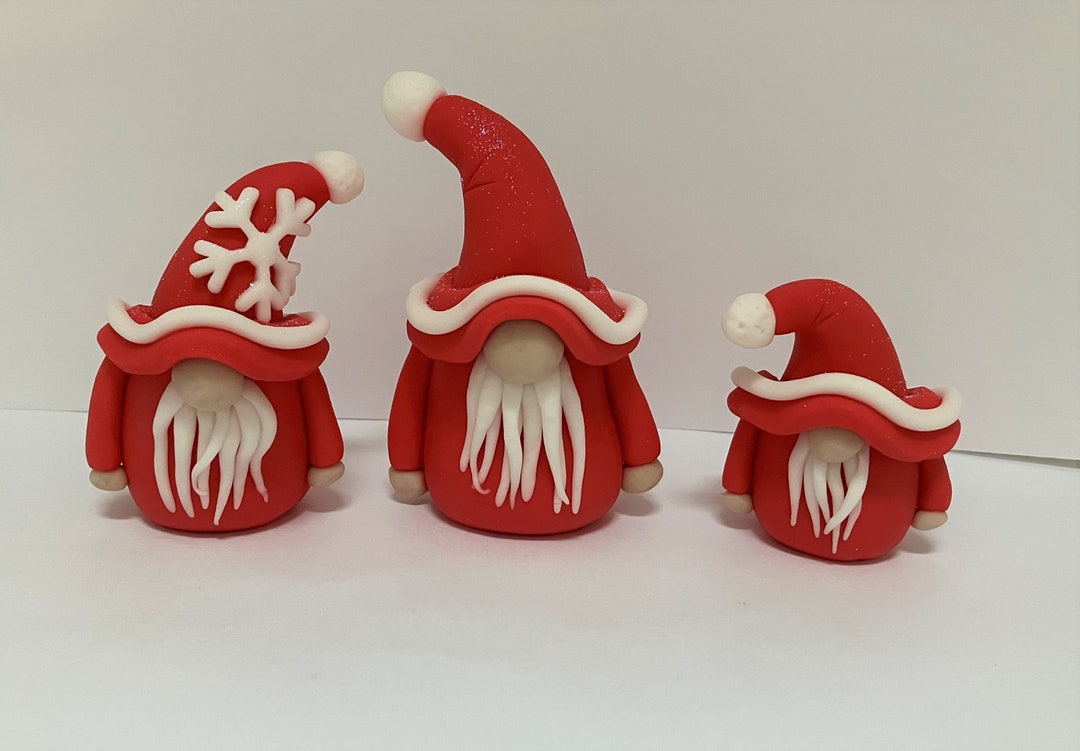 Handmade Edible Christmas Gonk Cake Topper Decoration - Etsy