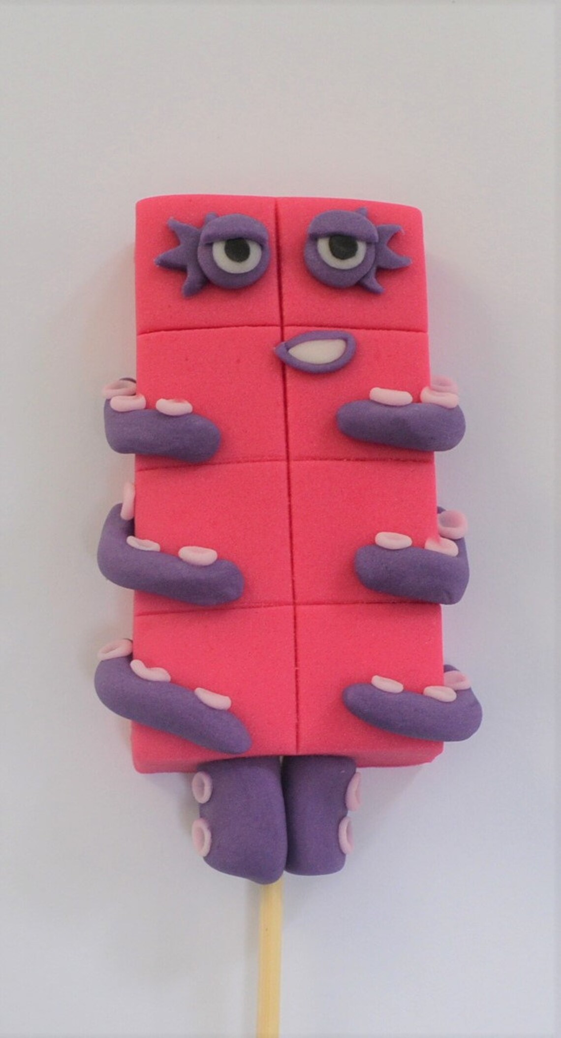 Handmade Edible number blocks numberblocks cake topper | Etsy