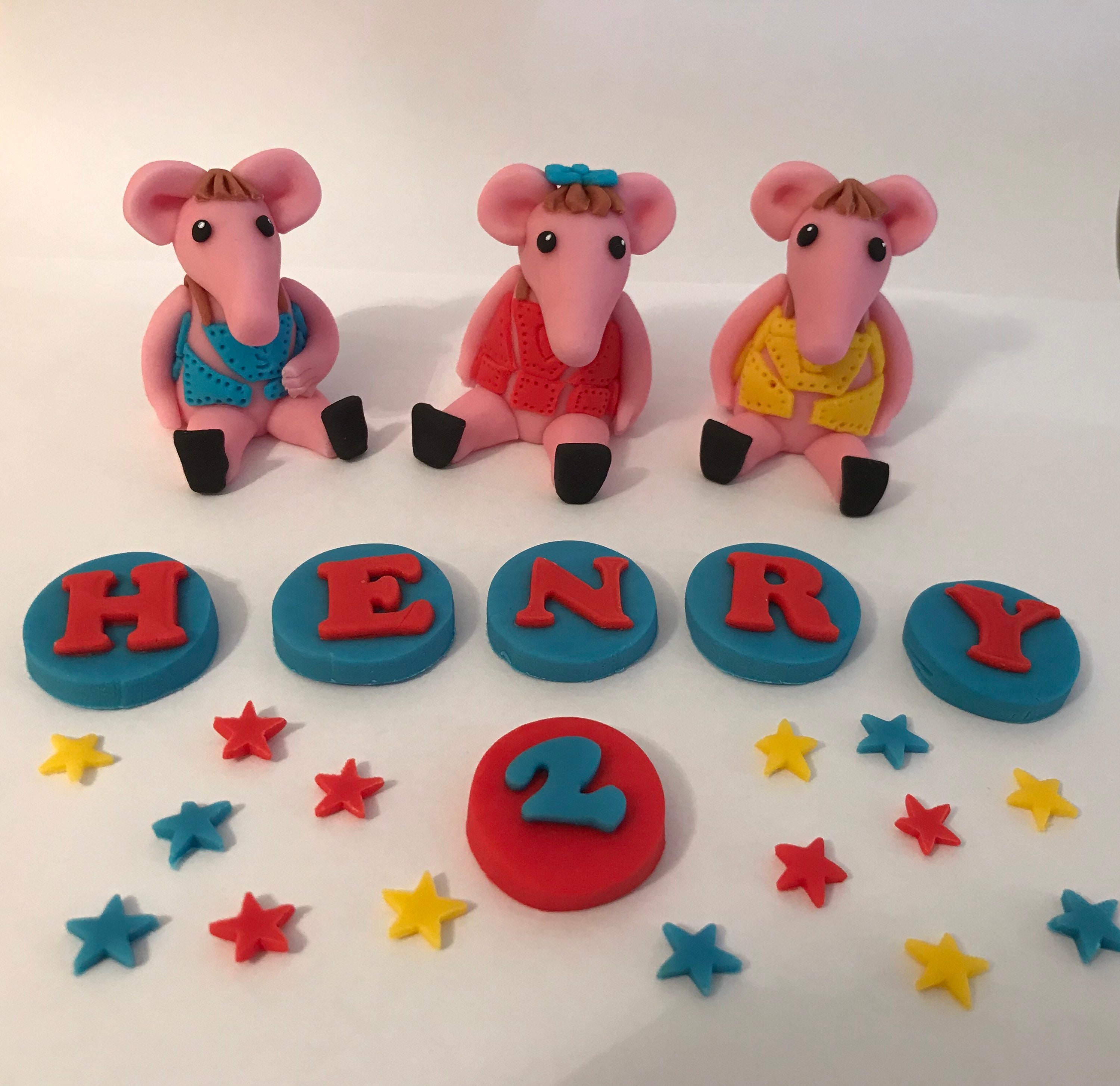Handmade Edible Clangers Cbeebies Cake Topper Decoration | Etsy UK
