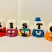Handmade Edible Alphablocks Alphabet Blocks Cake Topper Decoration ...