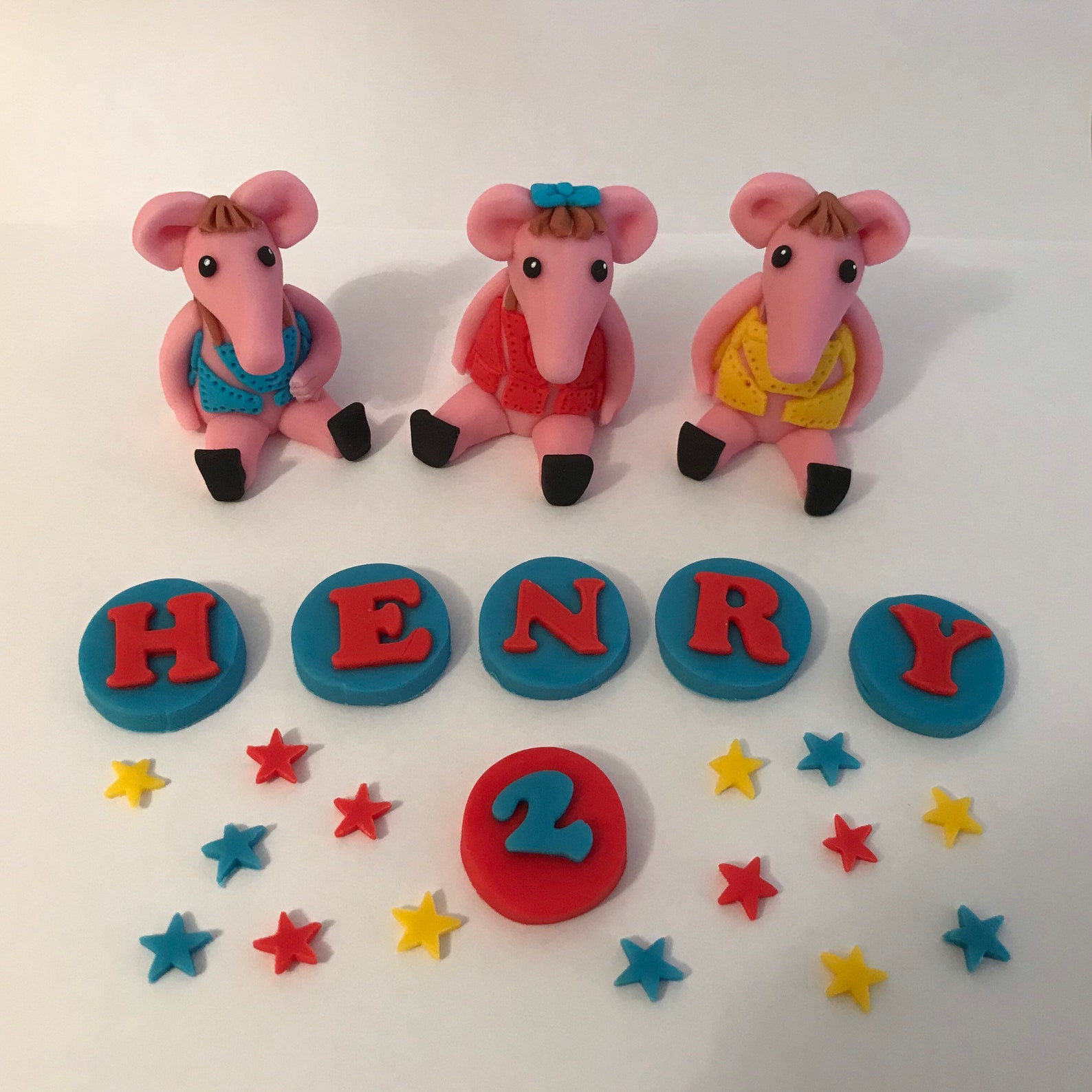 Handmade Edible Clangers Cbeebies Cake Topper Decoration | Etsy UK