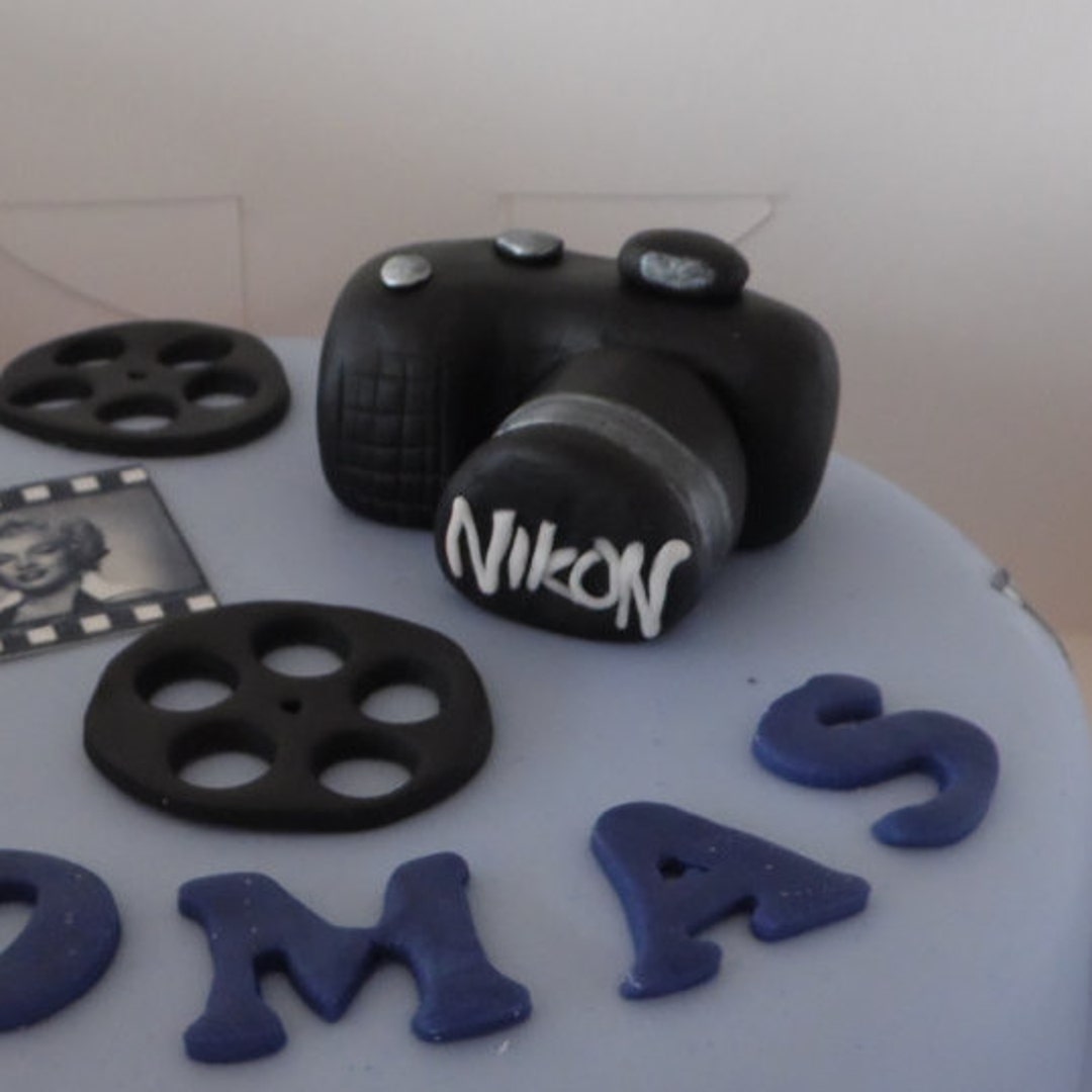 Handmade Nikon Camera Cake Topper, Birthday - Etsy UK