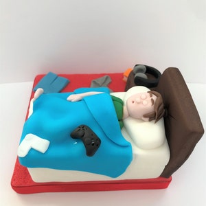 Handmade Teenager, Messy Bed, Cake Topper Decoration, Birthday, 18th ...