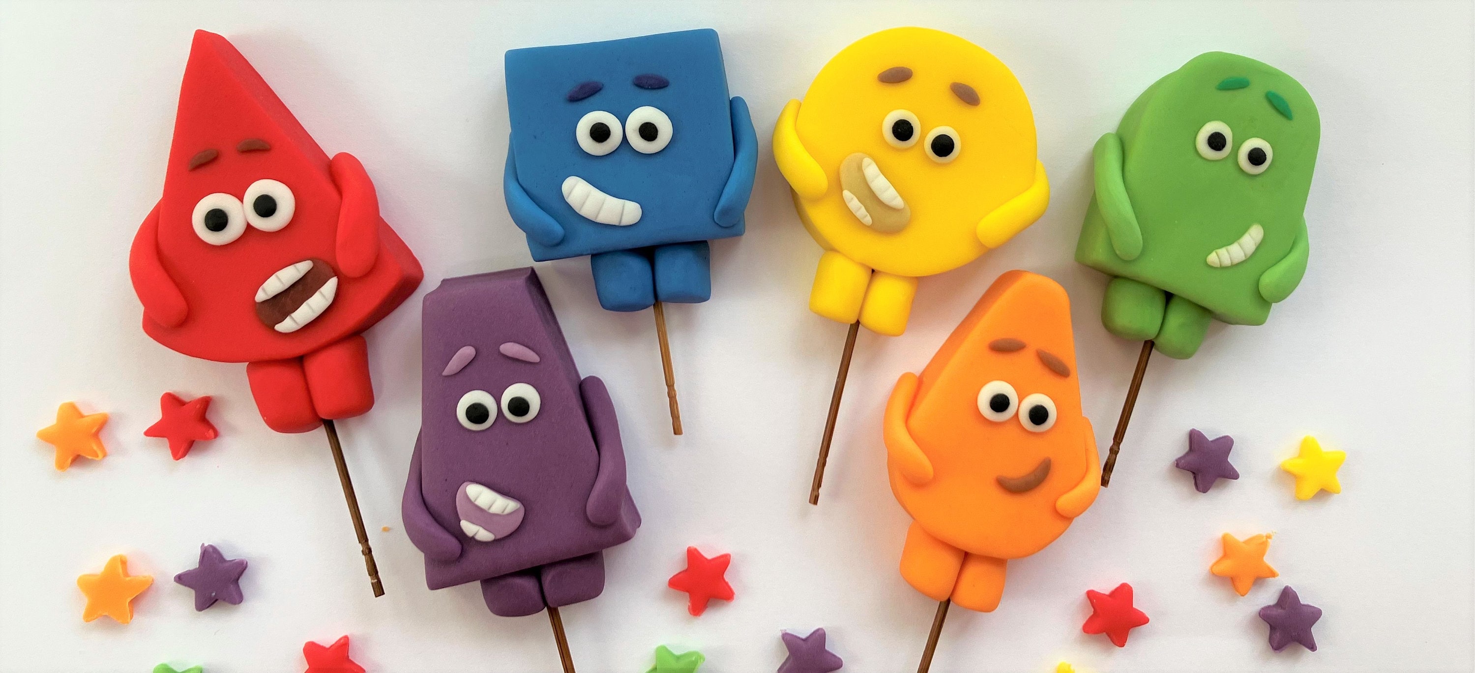 Handmade Edible Colour Blocks Cake Topper Decoration, Cbeebies ...