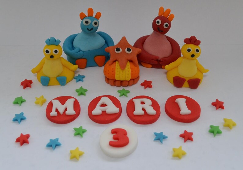 Handmade Edible Twirlywoos Style, Cbeebies Cake Topper, Decoration ...
