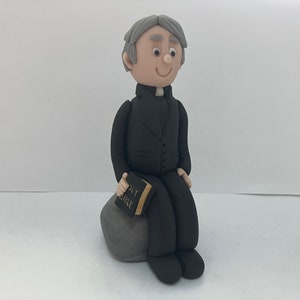 Handmade Edible Vicar, Priest, Flock, Cake Topper Decoration, Birthday ...