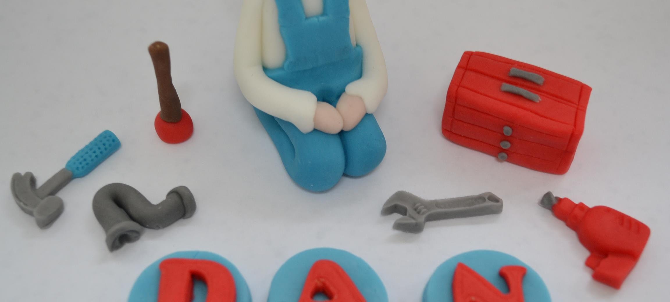 Handmade Edible Plumber Cake Topper Decoration Birthday - Etsy UK