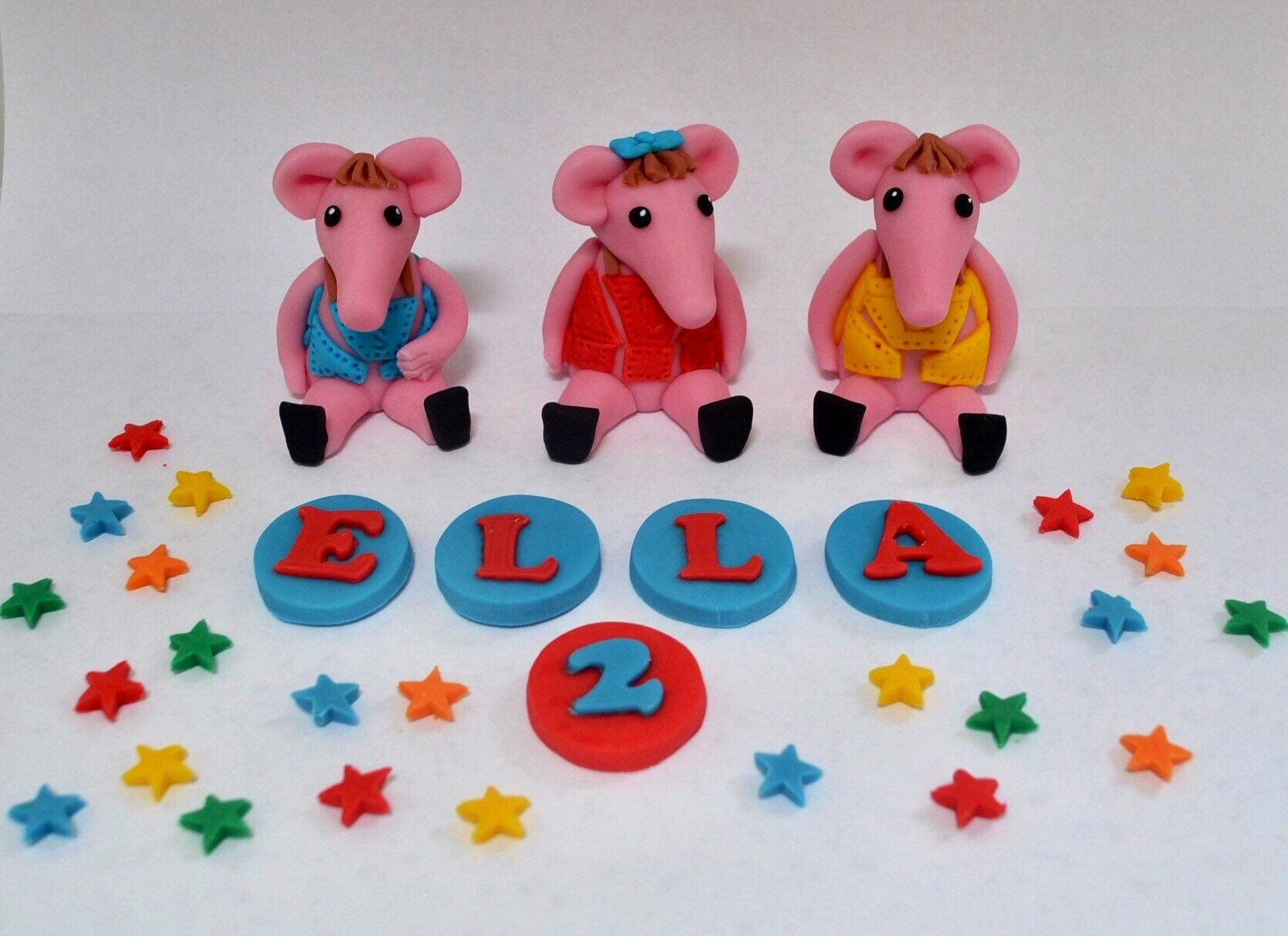 Handmade Edible Clangers Cbeebies Cake Topper Decoration | Etsy UK