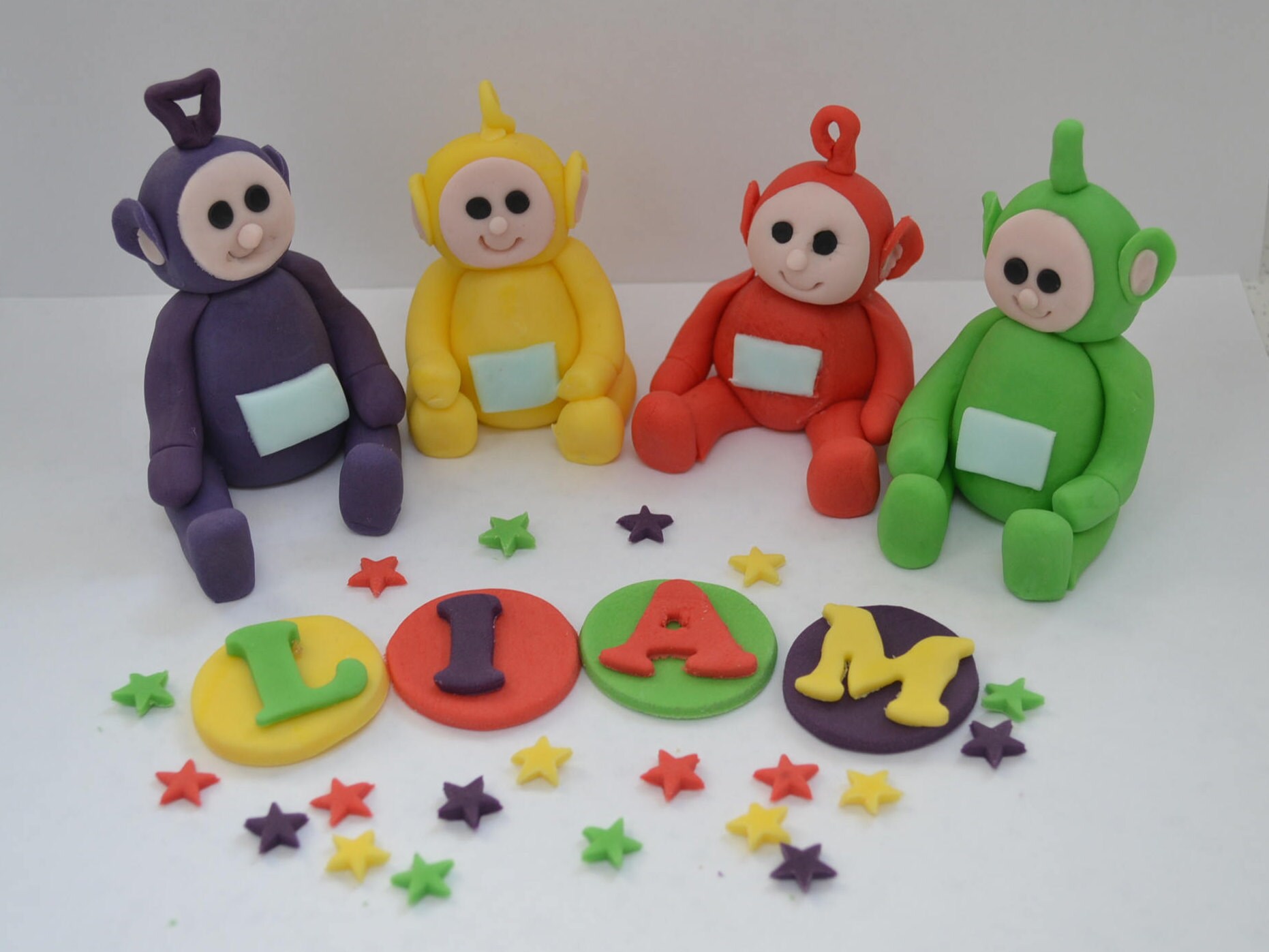 Handmade Edible Teletubbies Cake Topper Birthday - Etsy UK