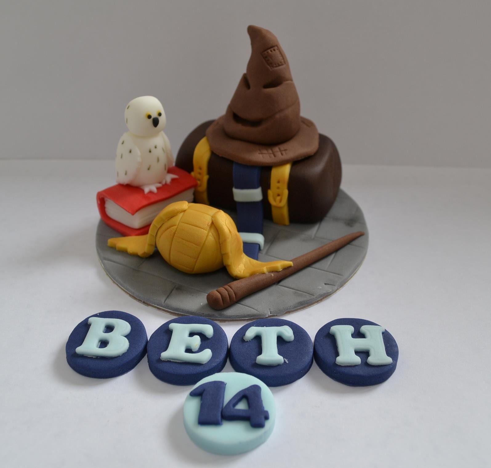 Handmade Edible Harry Potter, Hedwig, Cake Topper, Birthday - Etsy UK