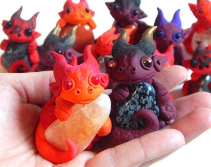 Adopt a Red Dragon Child - Etsy