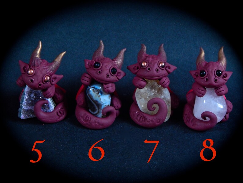 Adopt a red dragon child | Etsy