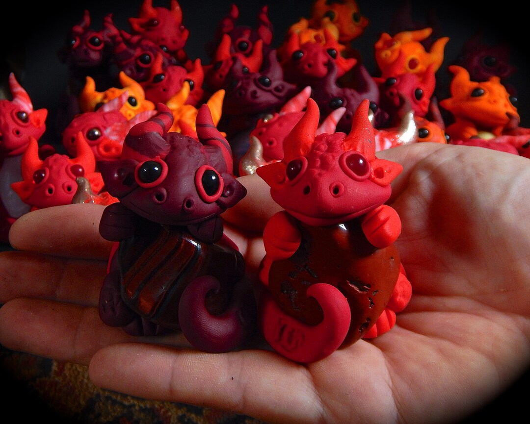 Adopt a Red Dragon Child - Etsy
