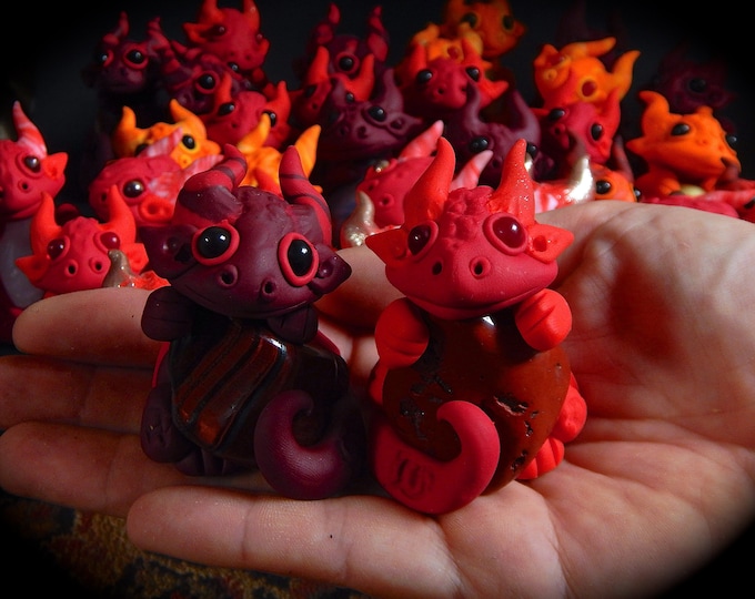Adopt a Red Dragon Child - Etsy