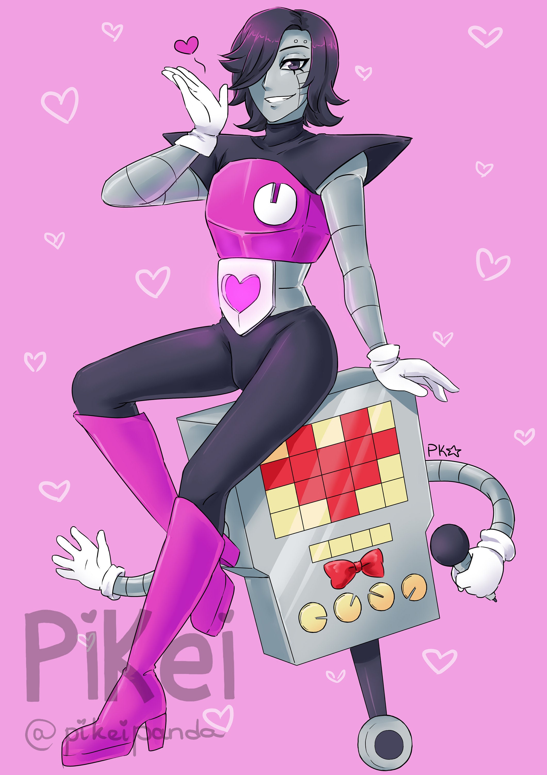 Undertale Mettaton Fanart Print | Etsy