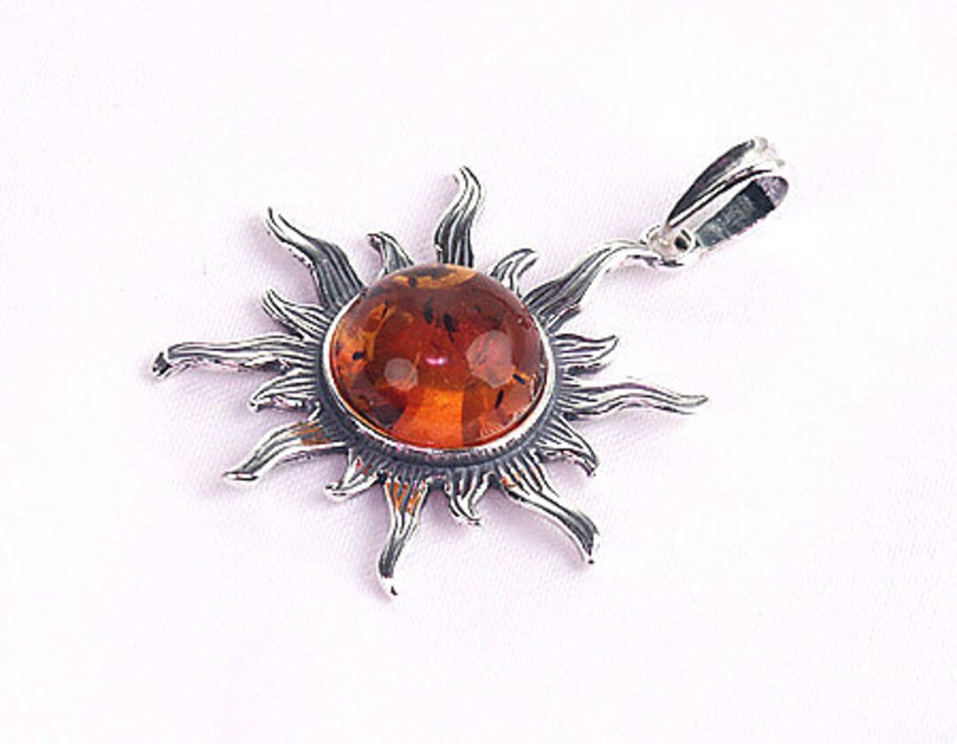 Baltic Amber Sun Pendant, Amber Sun, Amber Gift, Low Price Gift, Sun ...