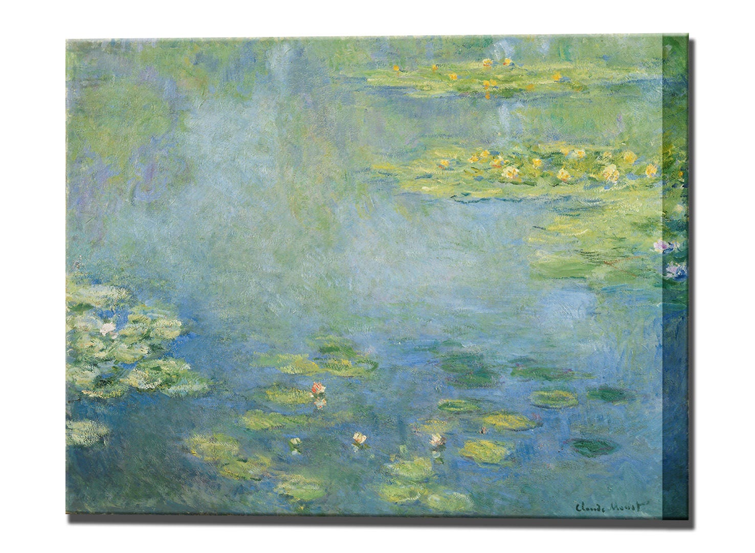 Water Lilies Claude Monet Canvas Print Home Decor Fine Art | Etsy