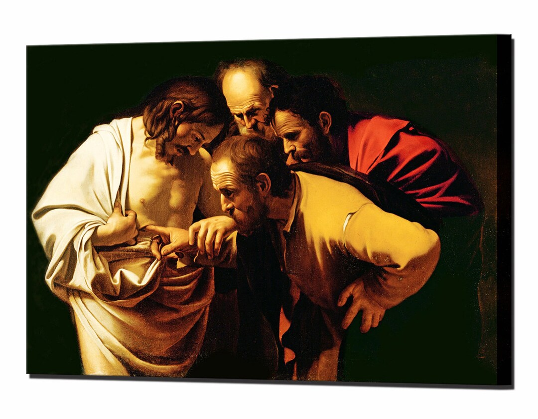 Doubting Thomas, Canvas Wall Art Print Home Decor, Canvas Art ...