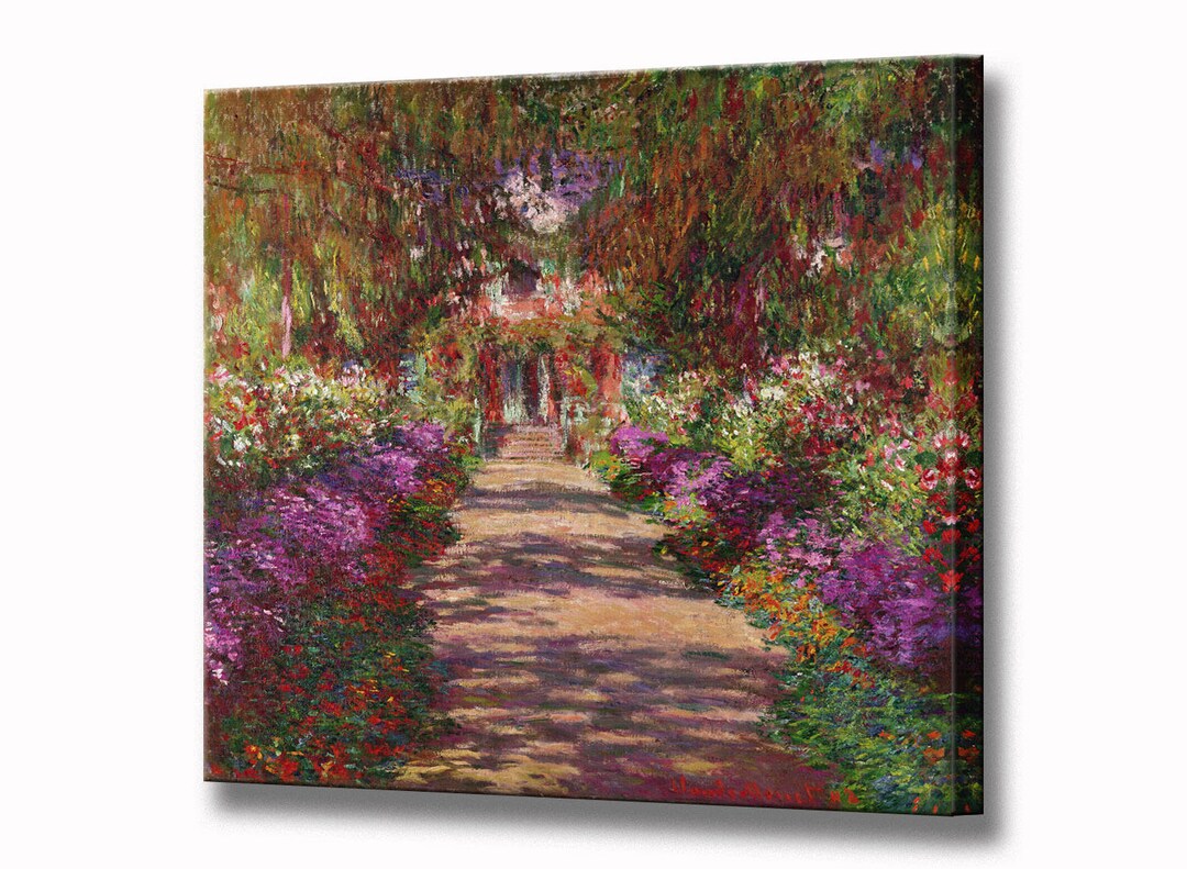 CLAUDE MONET, Home Decor Wall Art, Canvas Art Canvas Print Monet's ...