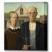 American Gothic Grant Wood Ready to Hang Canvas Art Print - Etsy