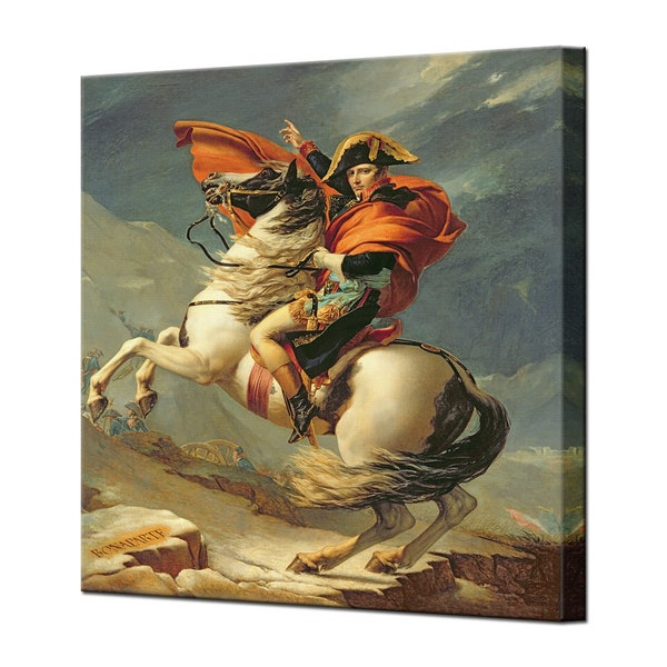 Napoleon Crossing the Alps Print - Etsy
