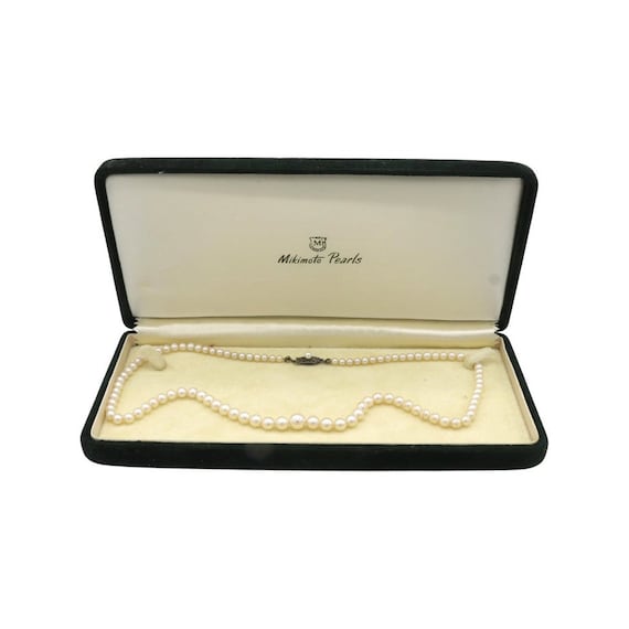 vintage mikimoto graduated pearl - Gem
