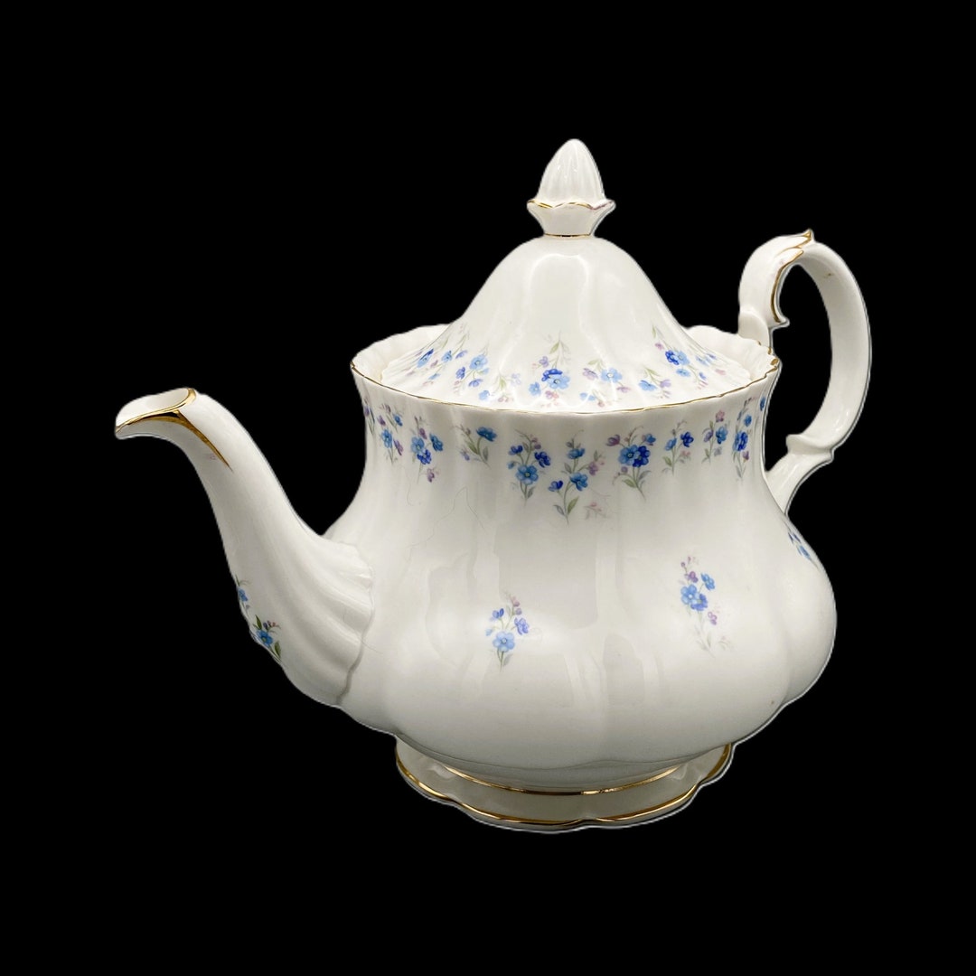 Vintage Royal Albert Memory Lane Teapot, Large, Bone China, Made in ...