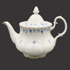 Vintage Royal Albert Memory Lane Teapot, Large, Bone China, Made in ...