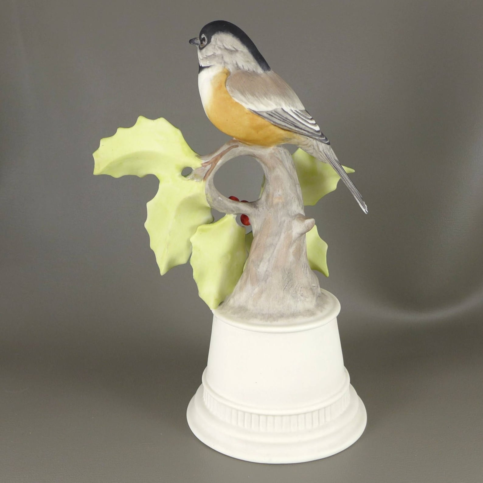 Boehm Porcelain Bird Figurine, Vintage Edward Marshall Boehm Black ...