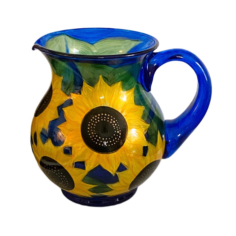 Sunflower Pitcher - Etsy