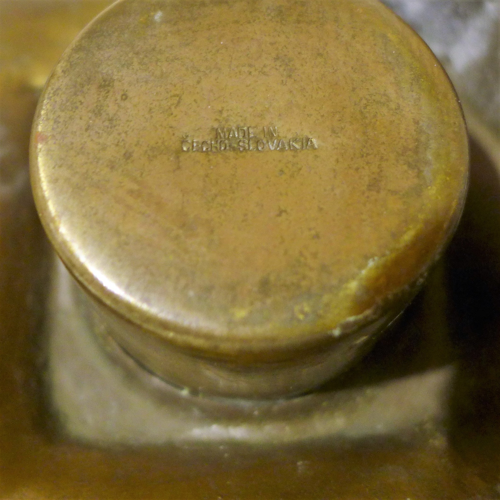 Antique Bronze Art Nouveau Inkstand With Lady Double Inkwell | Etsy