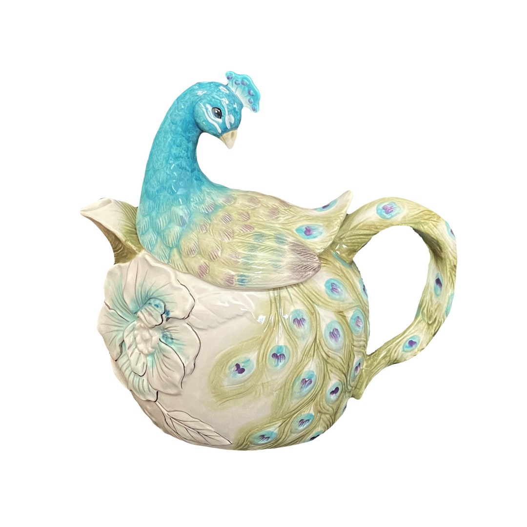 Vintage Edie Rose Figural Peacock Teapot by Rachel Bilson, - Etsy