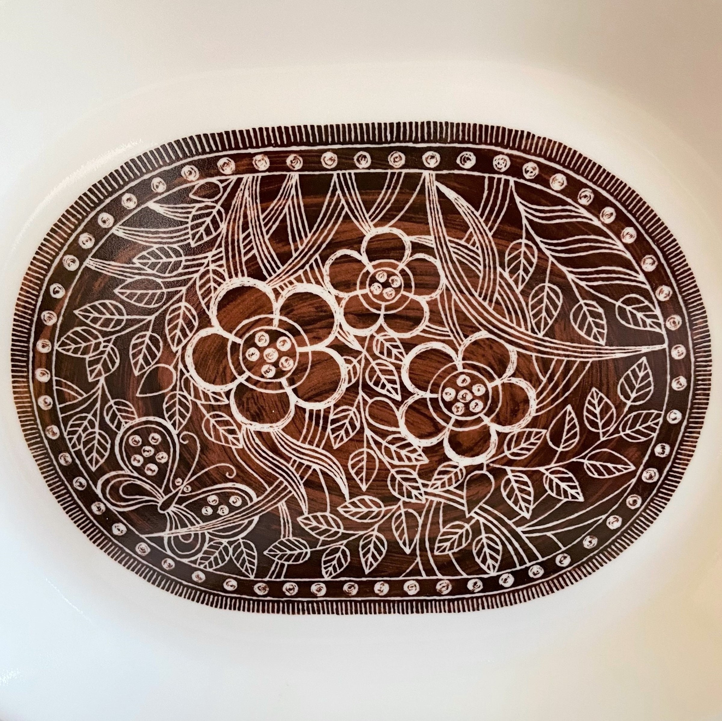 Vintage Corning Batik 12 Inch Oval Serving Platters Set of 2 - Etsy