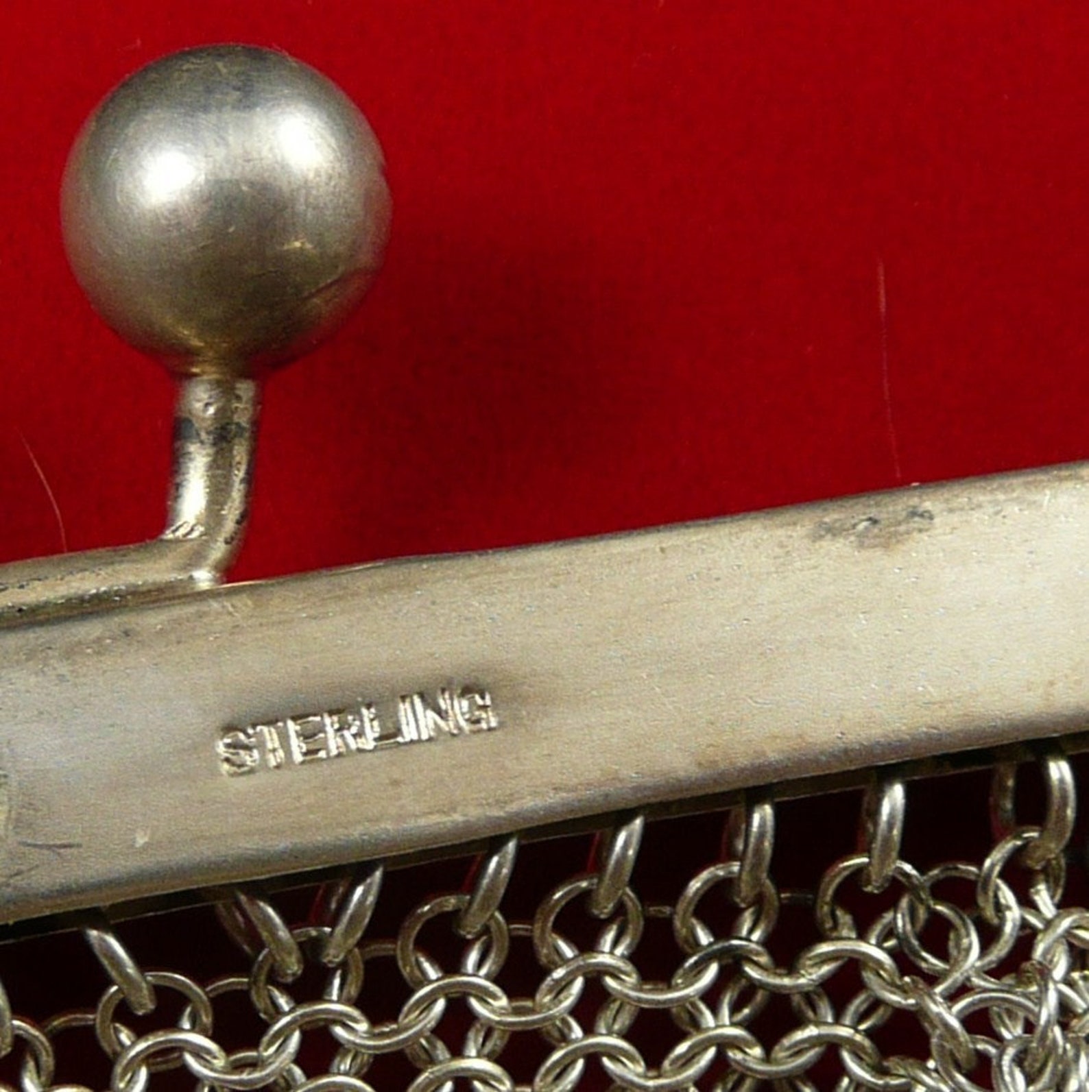 Sterling Silver Mesh Purse Antique Art Nouveau Purse Vintage - Etsy