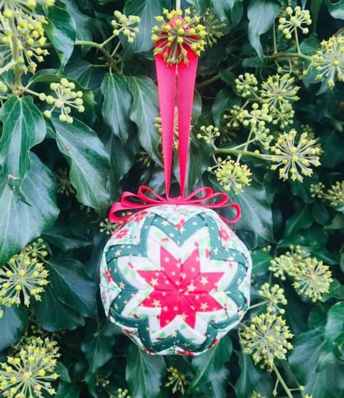 Christmas Patchwork Bauble Pattern With Video Tutorial (PDF Digital ...