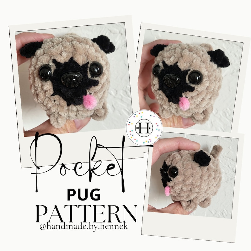 Crochet Pug Pattern - Etsy