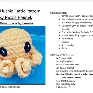 PATTERN 4-PACK- Octopus Pattern 4-pack: Octobitty, Octoplushie ...