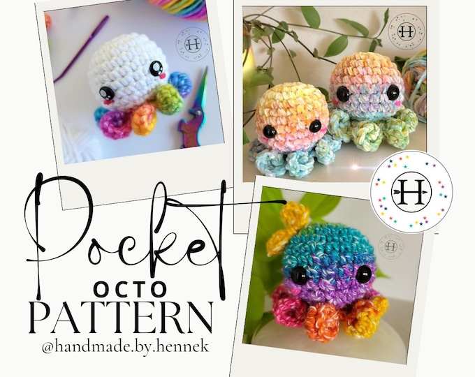 Pocket Octo Plushie - Crochet - Etsy