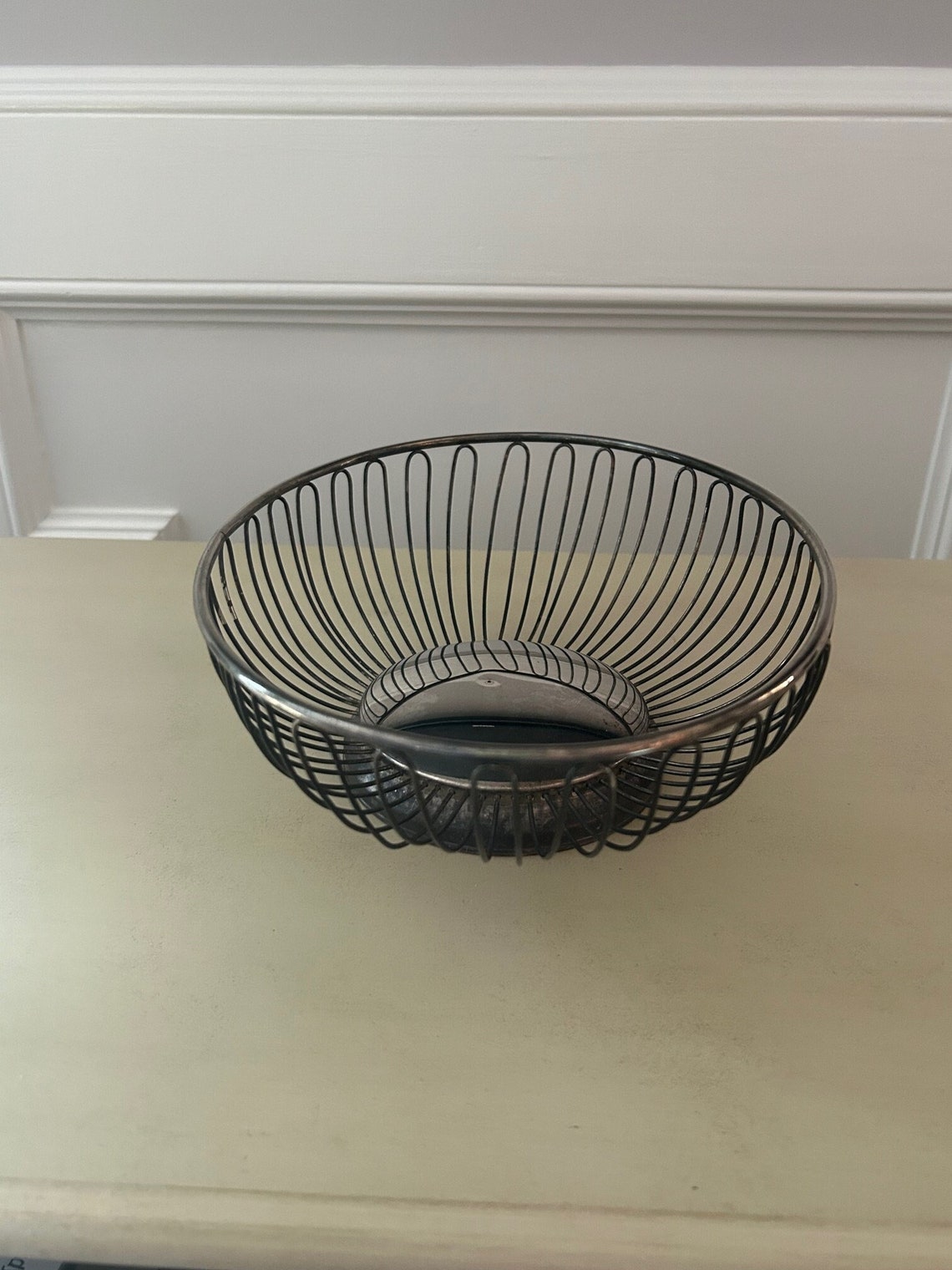 Vintage Silver Wire Basket, Basket, Serving, Decorative, Dining. - Etsy