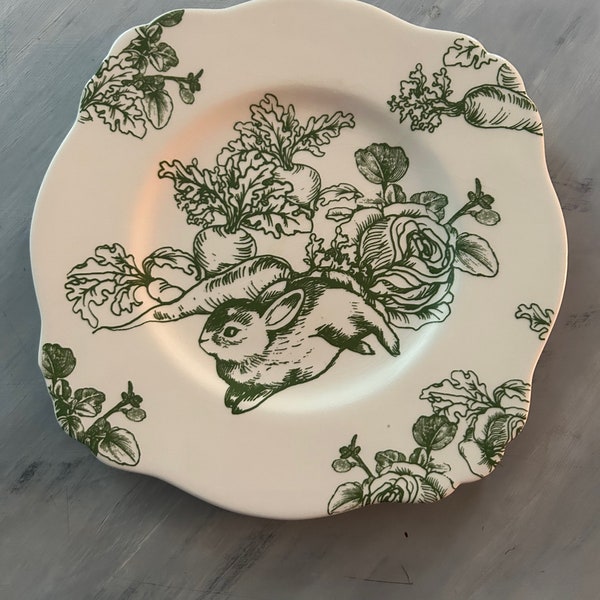 Toile Plates - Etsy