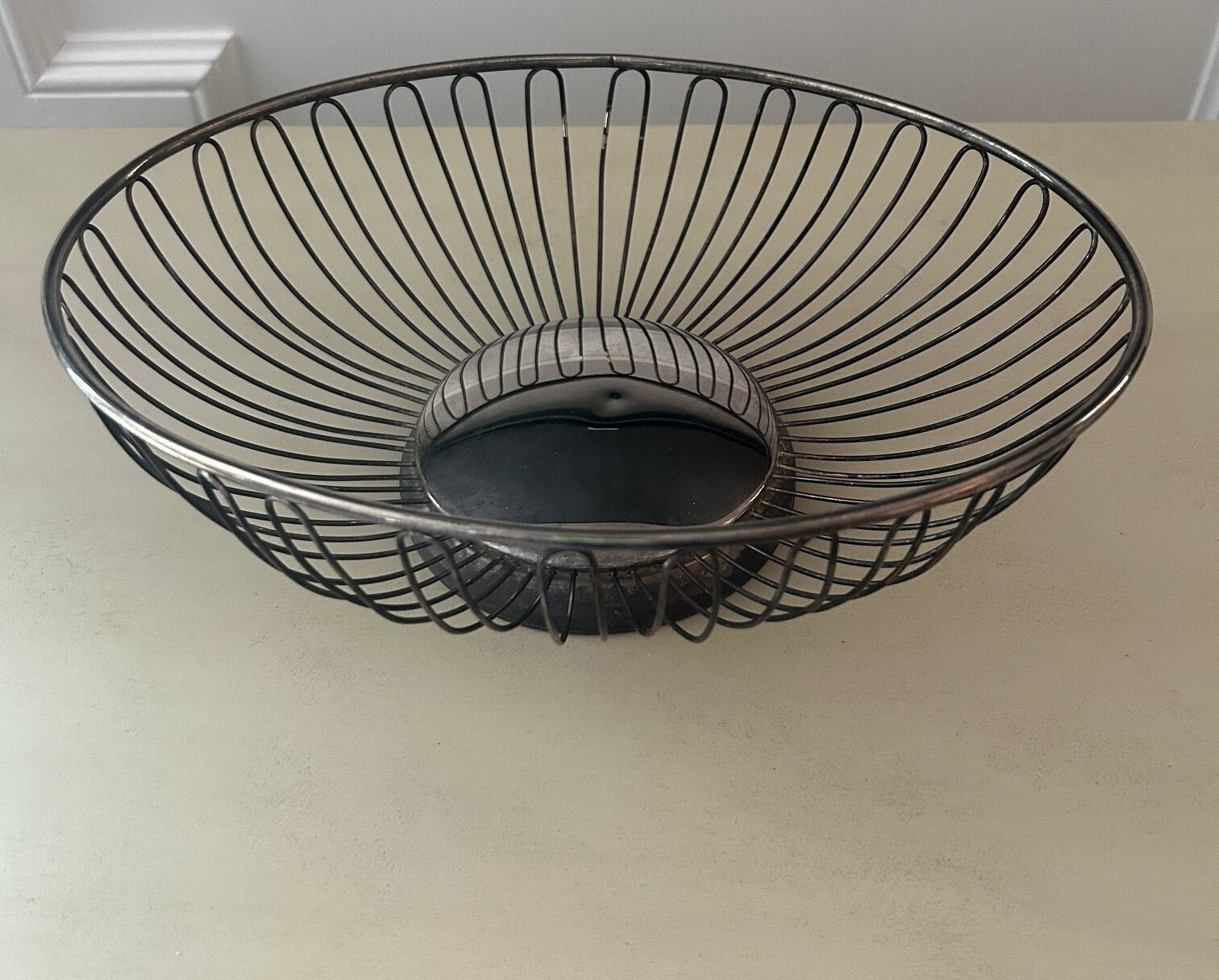Vintage Silver Wire Basket, Basket, Serving, Decorative, Dining. - Etsy