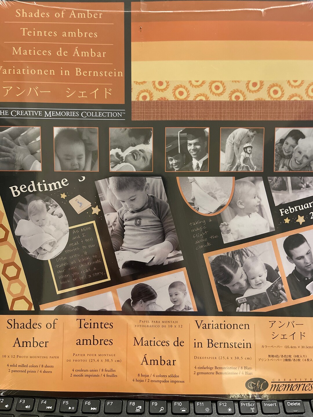 Creative Memories Shades of Amber Paper: 10"x12" Photo Mounting Paper ...