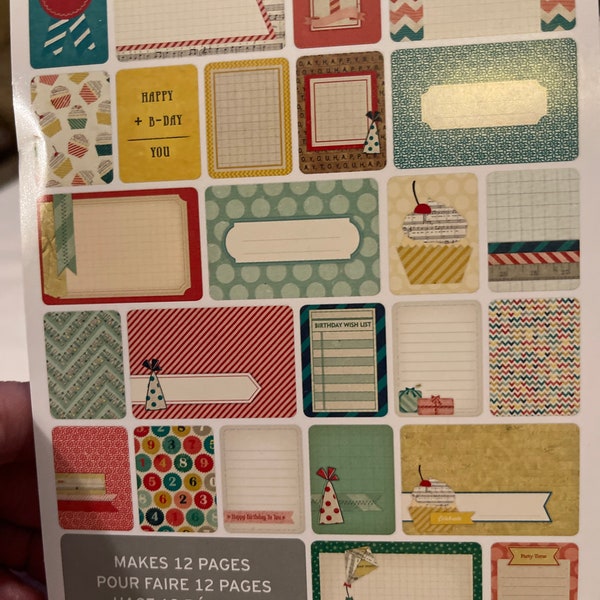 Project Life Cards - Etsy