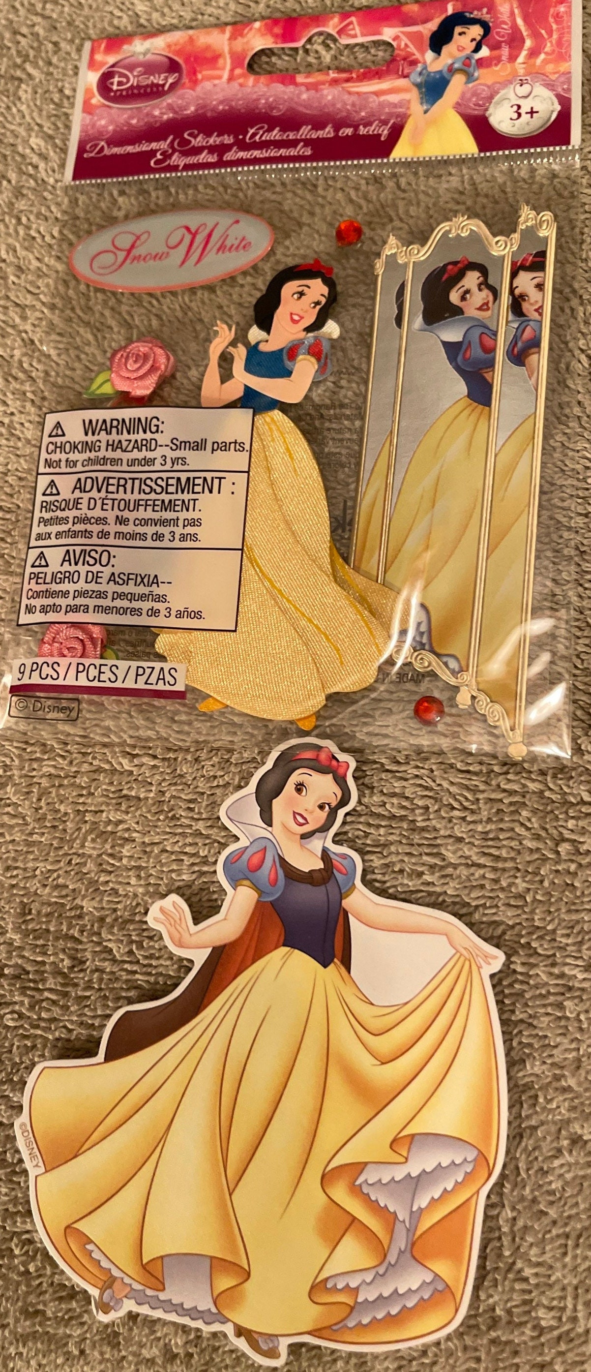 Snow White Scrapbook Kit Disney 12x12 Paper & Stickers 63 - Etsy